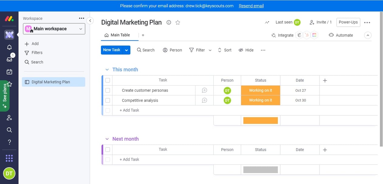 Creating a Digital Marketing Plan